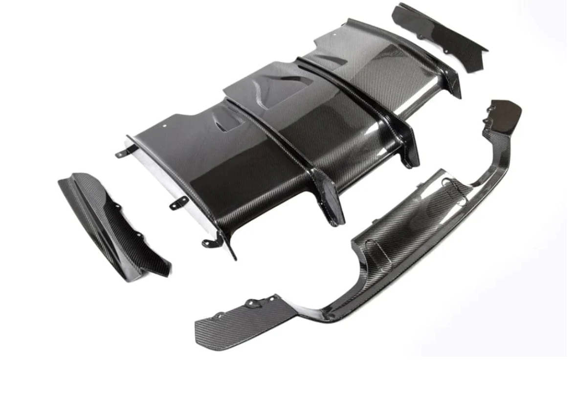 PSM Style Carbon Fiber Rear Diffuser 4-Piece - F80 M3 / F82 M4 – Bimmer ...